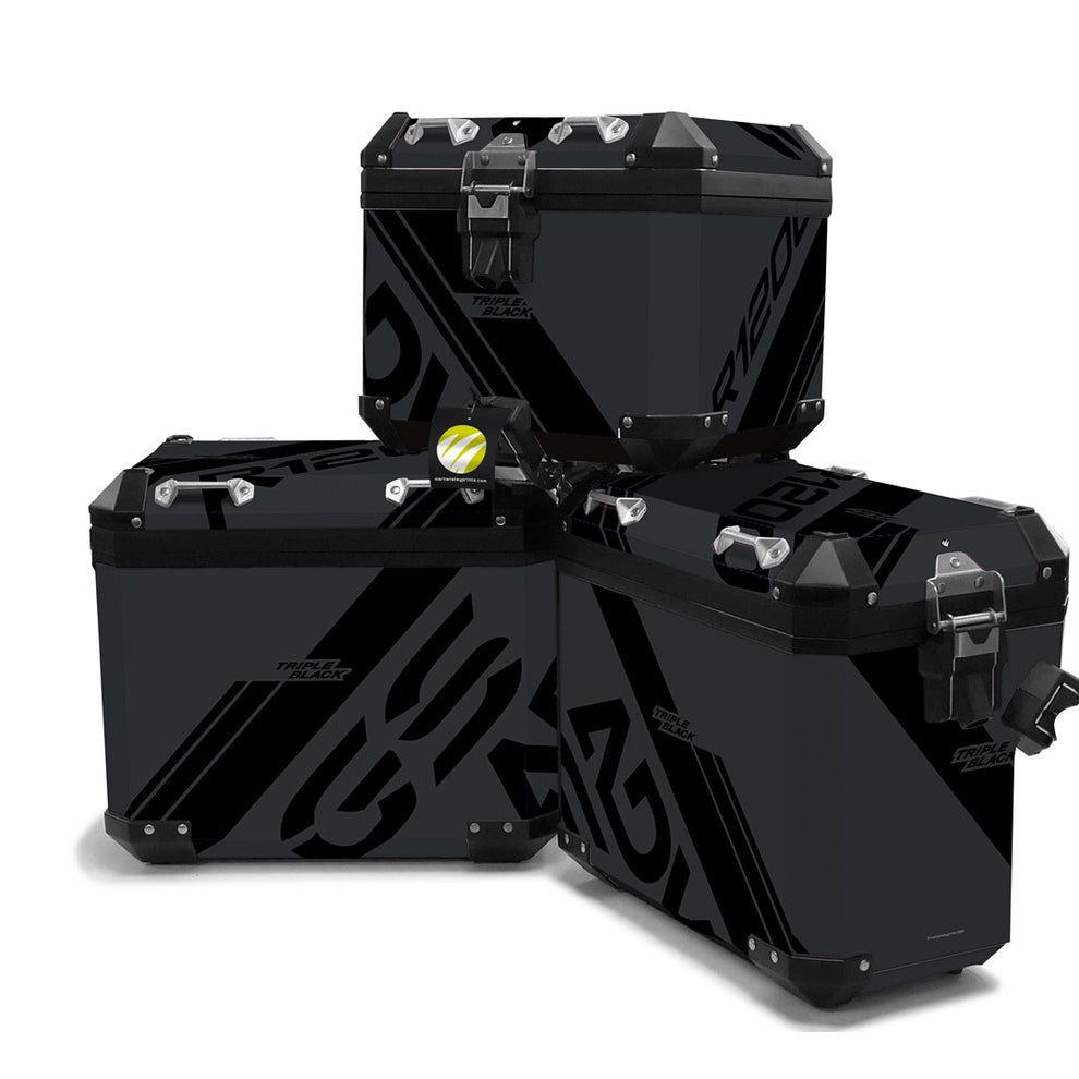 NEW R1250/R1200 GSA Triple Black Pannier Decals – Mark Anstey Prints