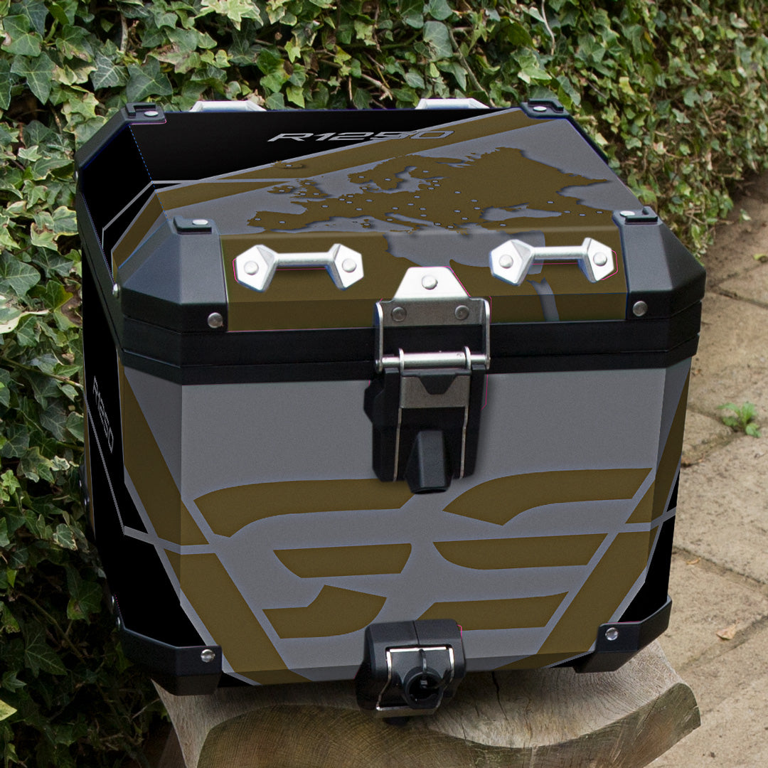 BMW R1250 GSA 2019 Kalamata Europe Panniers & Top Box Decals – Mark ...